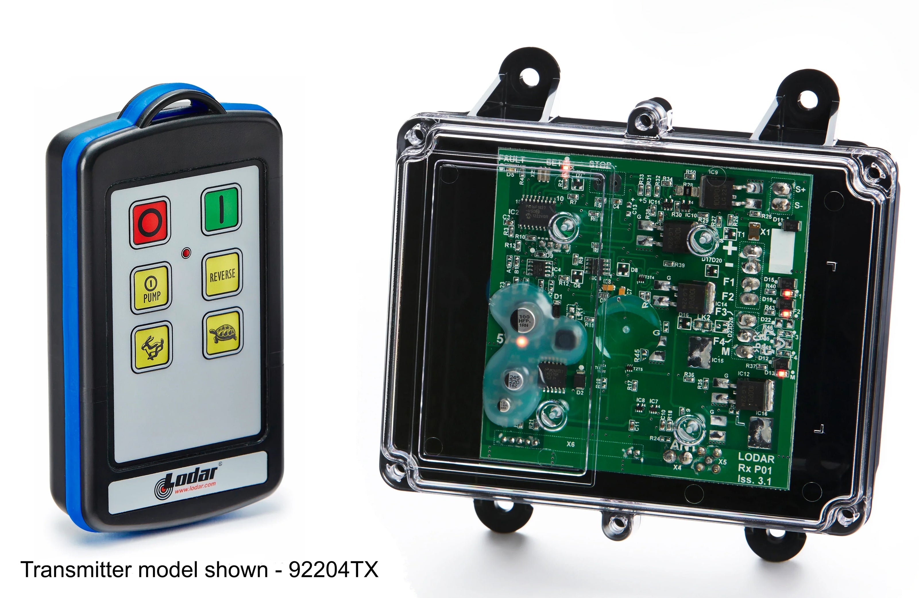 Lodar Industrial Wireless Control System - 2 Functions