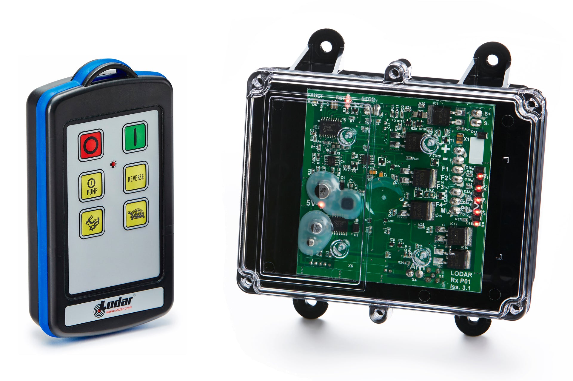 Lodar Industrial Wireless Control System - 4 Functions